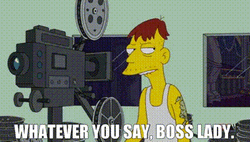 Boss Lady The Simpson GIF | GIFDB.com