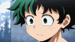 Bothered Midoriya Looking Sad GIF | GIFDB.com