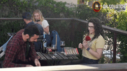 Bow Chicka Wow Wow Girl Cringing GIF | GIFDB.com