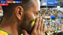 Brazil Football Fan Praying GIF | GIFDB.com