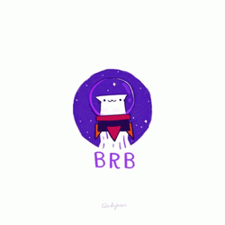 Brb Graphic Art GIF | GIFDB.com