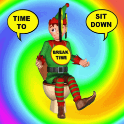 Break Down Sit Down Dwarf Resting GIF | GIFDB.com