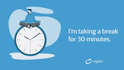 Break Time For 30 Minutes GIF | GIFDB.com