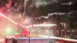 Breakdance On Stage Firework Display GIF | GIFDB.com