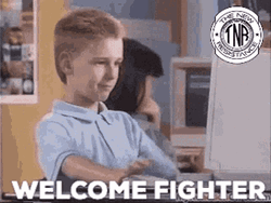Brent Rambo Thumbs Up Kid Welcome Fighter GIF | GIFDB.com