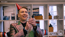 British Celebrate With Party Popper GIF | GIFDB.com