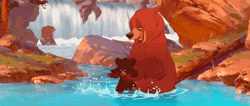 Brother Bear Hug Kenai Koda GIF | GIFDB.com