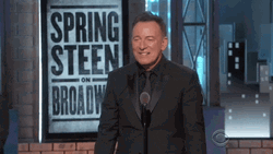 Bruce Springsteen Slightly Bowing GIF | GIFDB.com