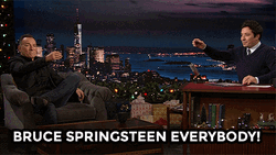 Bruce Springsteen With Jimmy Fallon GIF | GIFDB.com