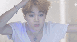 Bts Jimin Fixing His Hair GIF | GIFDB.com