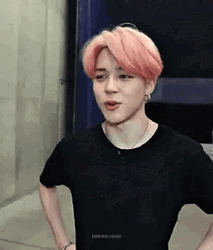 Bts Jimin Mochi Laughing Walking GIF | GIFDB.com