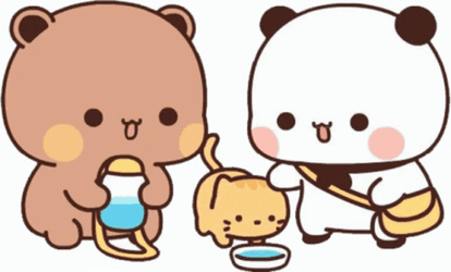 Bubu Dudu Kissing Sweet GIF | GIFDB.com