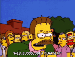 Buddy Nerd Flanders Angry GIF | GIFDB.com