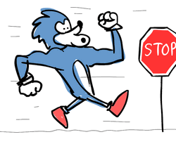 Buff Sanic Running Fast GIF | GIFDB.com