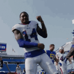 Buffalo Bills Diggs Funny Dance GIF | GIFDB.com