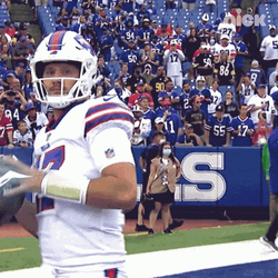 Buffalo Bills Josh Allen Animated Throwing Ball GIF | GIFDB.com
