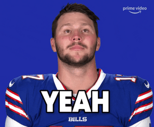 Buffalo Bills Josh Allen Smiling Yeah GIF | GIFDB.com