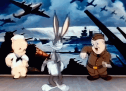 Bugs Porky Elmer Fudd Dancing GIF | GIFDB.com