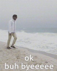 Funny Disappearing In Sand Buh Bye GIF | GIFDB.com
