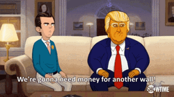 Build The Wall Donald Trump Cartoon Meme GIF | GIFDB.com