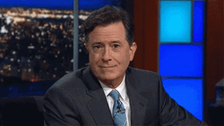 Bummed Stephen Colbert Breaking Down GIF | GIFDB.com