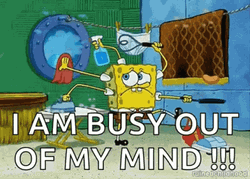 Busy Monday Frantic Spongebob Squarepants GIF | GIFDB.com