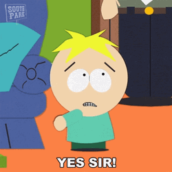 Butters Stotch Yes Master GIF | GIFDB.com