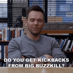 Buzz Kill Joel Mchale Crossed Arms GIF | GIFDB.com