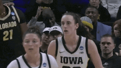 Caitlin Clark Frustrated Reaction GIF | GIFDB.com