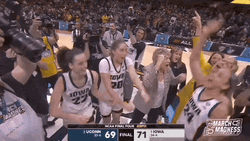 Caitlin Clark Iowa Wnba Team Celebration GIF | GIFDB.com