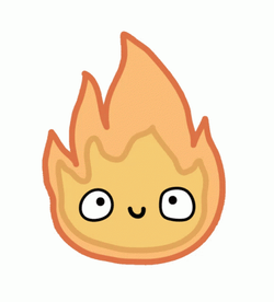 Calcifer Cute Version GIF | GIFDB.com