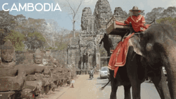 Cambodia Angkor Tourist Attraction GIF | GIFDB.com