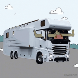 Camper Vehicle Rushing In Road GIF | GIFDB.com