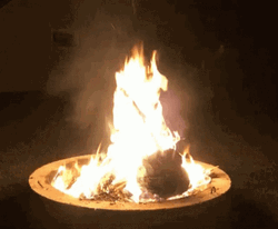 Warm Night Big Campfire GIF | GIFDB.com