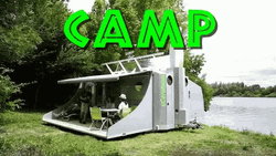 Incredible Revolving Camping Cabin GIF | GIFDB.com