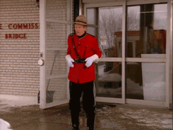 Canada Day Conan O'brien Red Serge Uniform GIF | GIFDB.com