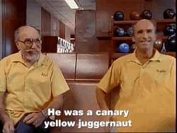 Canary Yellow Juggernaut GIF | GIFDB.com