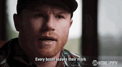 Canelo Álvarez Every Boxer Leaves Their Mark GIF | GIFDB.com