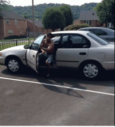 Cannonball Dive Position From The Car To Pool GIF | GIFDB.com