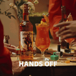 Captain Morgan Rum Hands Off GIF | GIFDB.com