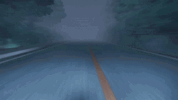 Car Driving In The Fog GIF | GIFDB.com