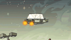 Car Flying Off To Space GIF | GIFDB.com