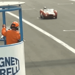 Car Racing Finish Line Flag Down GIF | GIFDB.com