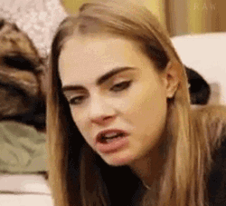 Cara Delevingne Funny Face GIF | GIFDB.com