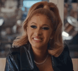 Cardi B Fake Smile GIF | GIFDB.com