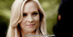 Caroline Forbes Find Someone To Stalk GIF | GIFDB.com
