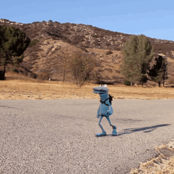 Cartoon Croc Hiking In Wild GIF | GIFDB.com