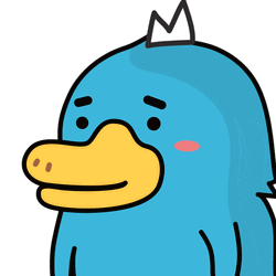 Cartoon Cute Duck Sorry GIF | GIFDB.com