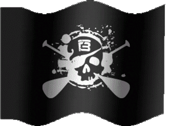 Cartoon Modified Jolly Roger GIF | GIFDB.com