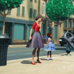 Cartoon Old Lady Pass Out GIF | GIFDB.com